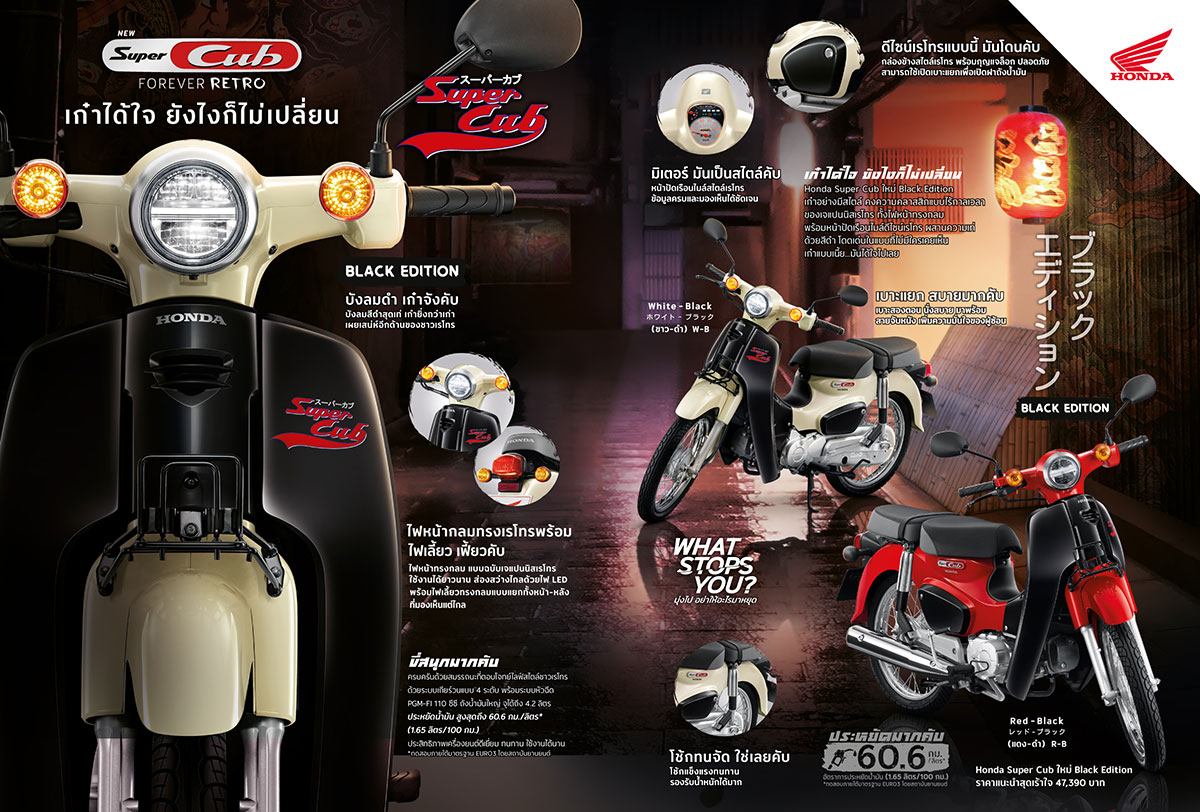 Honda เปิดตัว New Super Cub 2020 คู่สีใหม่ คลาสสิกไร้กาลเวลา ...