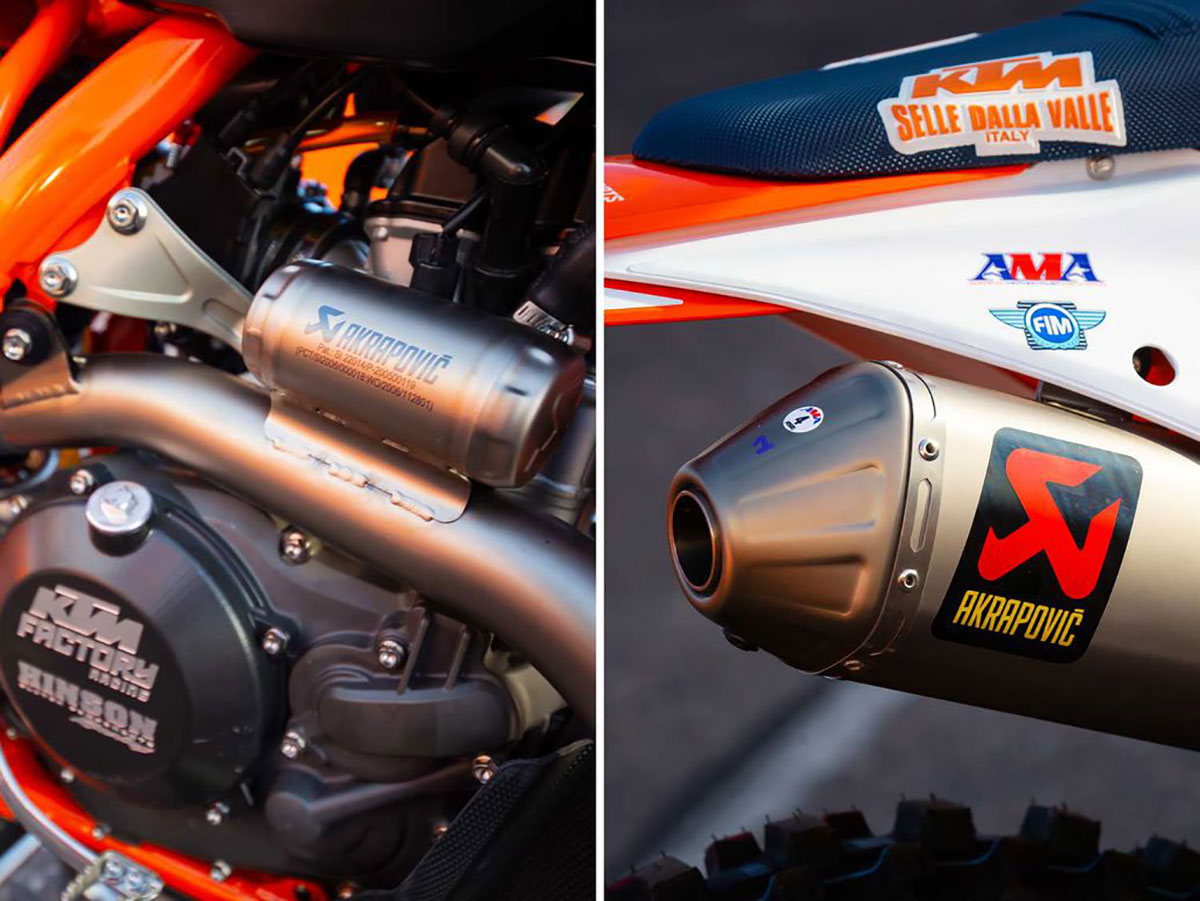 2020 Factory Supercross Bikes Kawasaki KX250F / KTM 450 SX-F ...