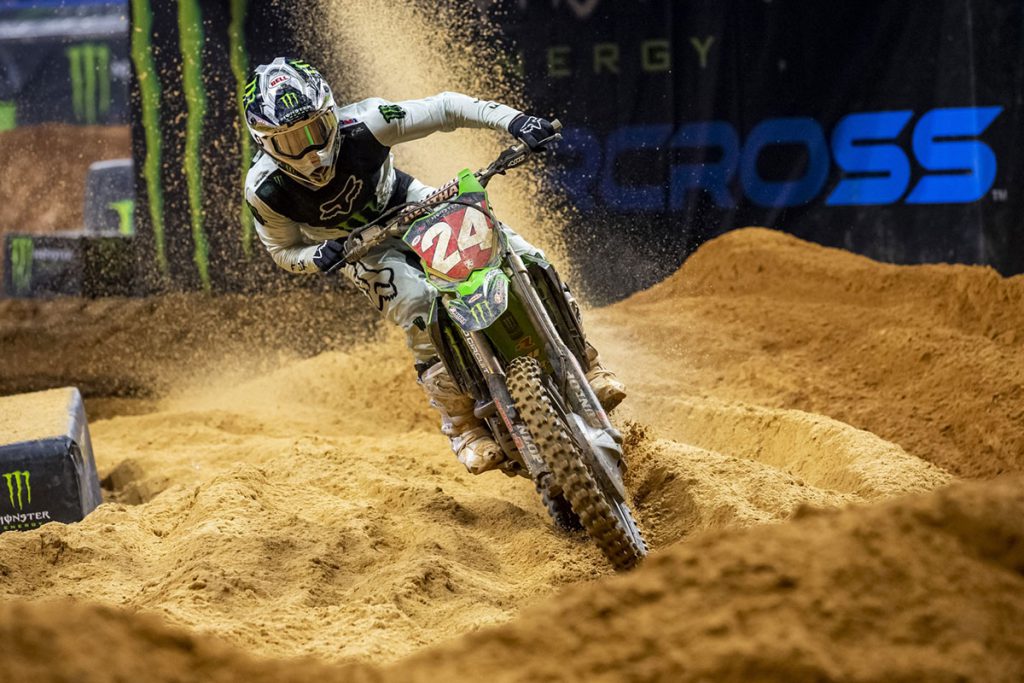 2020 Factory Supercross Bikes Kawasaki KX250F / KTM 450 SX-F ...
