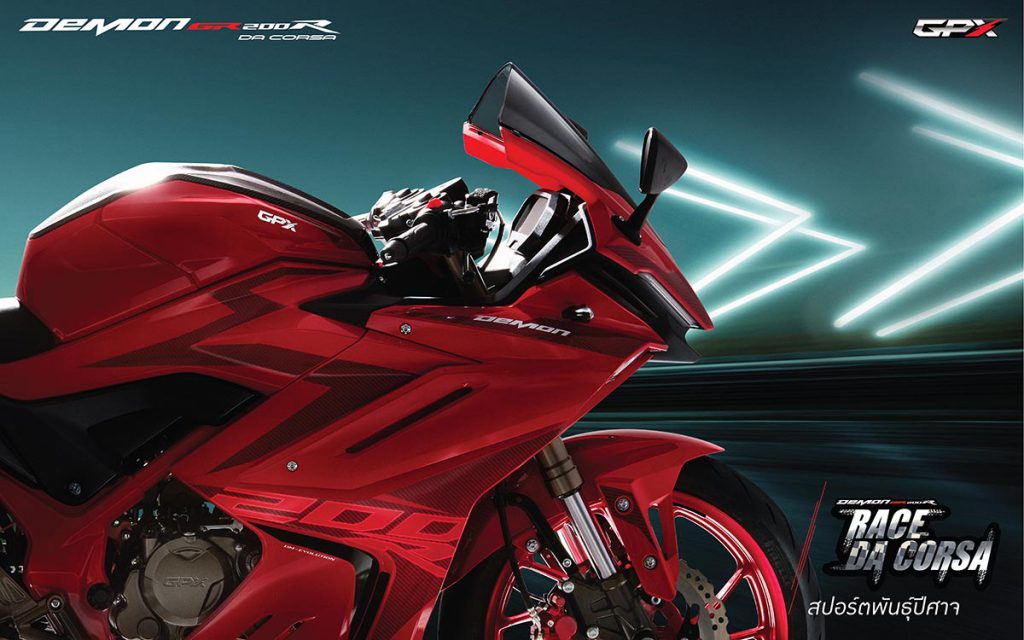 GPX รุกไม่ยั้ง! เปิดตัวต่อเนื่อง กับโฉมใหม่Limited! New DEMON GR200R – Da Corsa - Motocrossmag.co.th